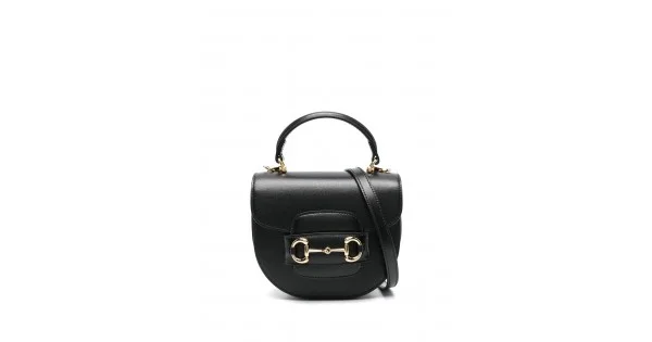 Geanta GUCCI, Tote, Small, Horsebit 1955 Design, Black ...