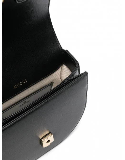 Geanta GUCCI, Tote, Small, Horsebit 1955 Design, Black ...