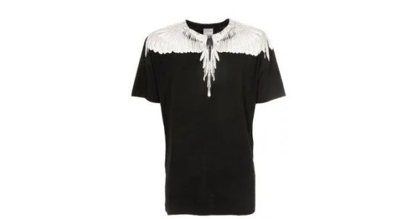 Tricou Marcelo Burlon, Black, Bumbac - CMAA018R21JER0011001
