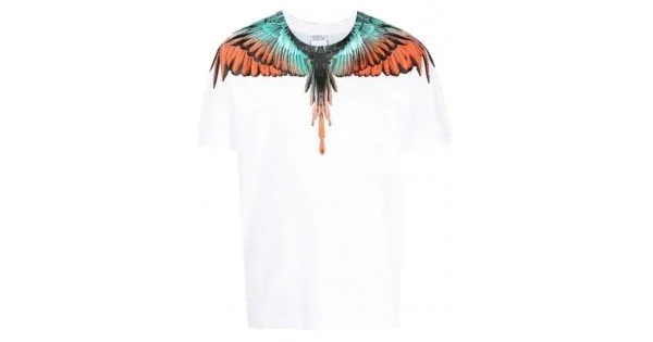 Tricou MARCELO BURLON, Multicolor Wings CMAA018S23JER0010120 ...