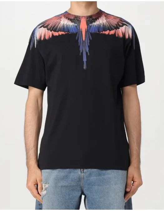 Tricou Marcelo Burlon, Grizzly Wings, CMAA056S24JER0011025 ...