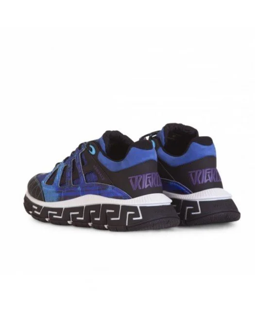 SNEAKERS VERSACE, Trigreca, Low Sneakers In Blue - DSU8094D17TCG6X150 ...