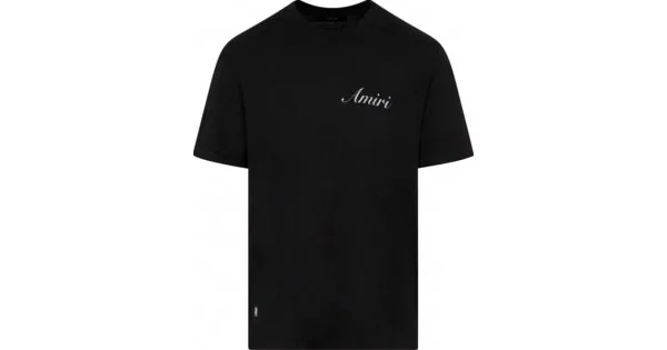 TRICOU AMIRI, Script Logo Tee Black - MJL005001 - Capodopera12