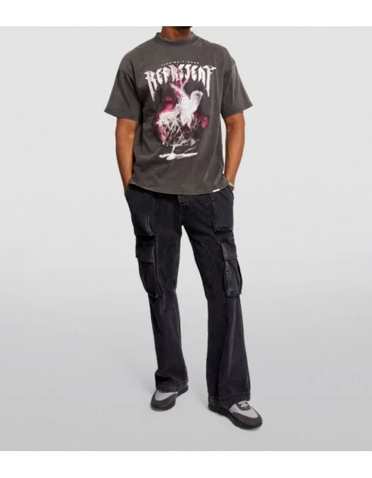 Tricou Represent, Take me higher, Gri - MT402220 - Capodopera12