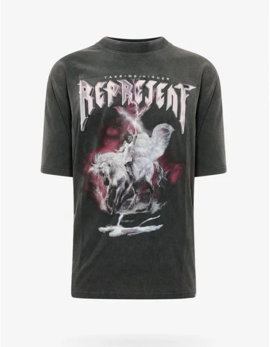 Tricou Represent, Take me higher, Gri - MT402220 - Capodopera12