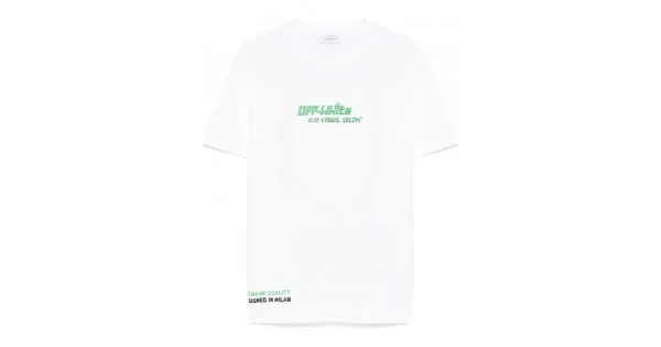Tricou OFF WHITE, Barber 1, Picture Print, White - OMAA027S25JER0050110 ...