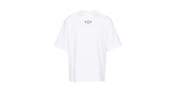 Tricou OFF WHITE, Bandana Arrow OMAA120S24JER0030110 ...
