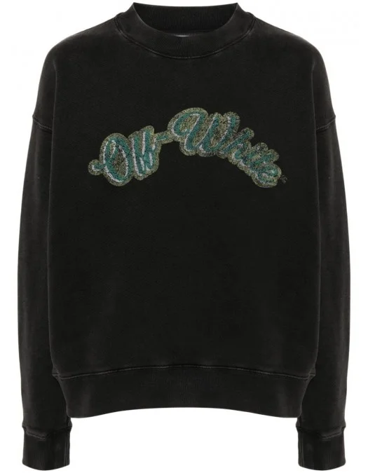 Bluza OFF WHITE, Print Bacchus, OMBA054S24FLE0111055 ...