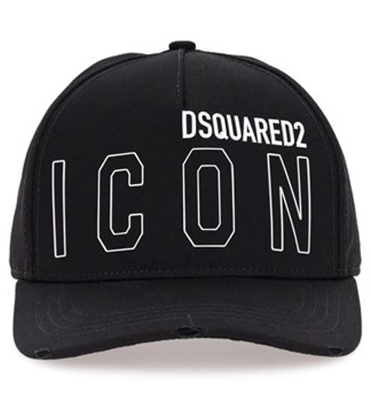Sapca DSQUARED2, Logo Icon Alb Negru - BCM066505C00001M063 - Capodopera12